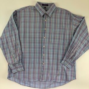 Alan Flusser | Shirts | Alan Flusser Mens Long Sleeve Button Shirt Xxl | Poshmark